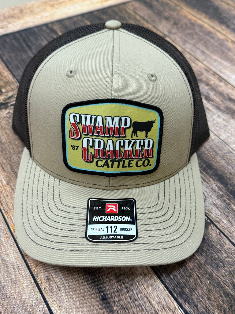 Old School Cattle Co patch hat