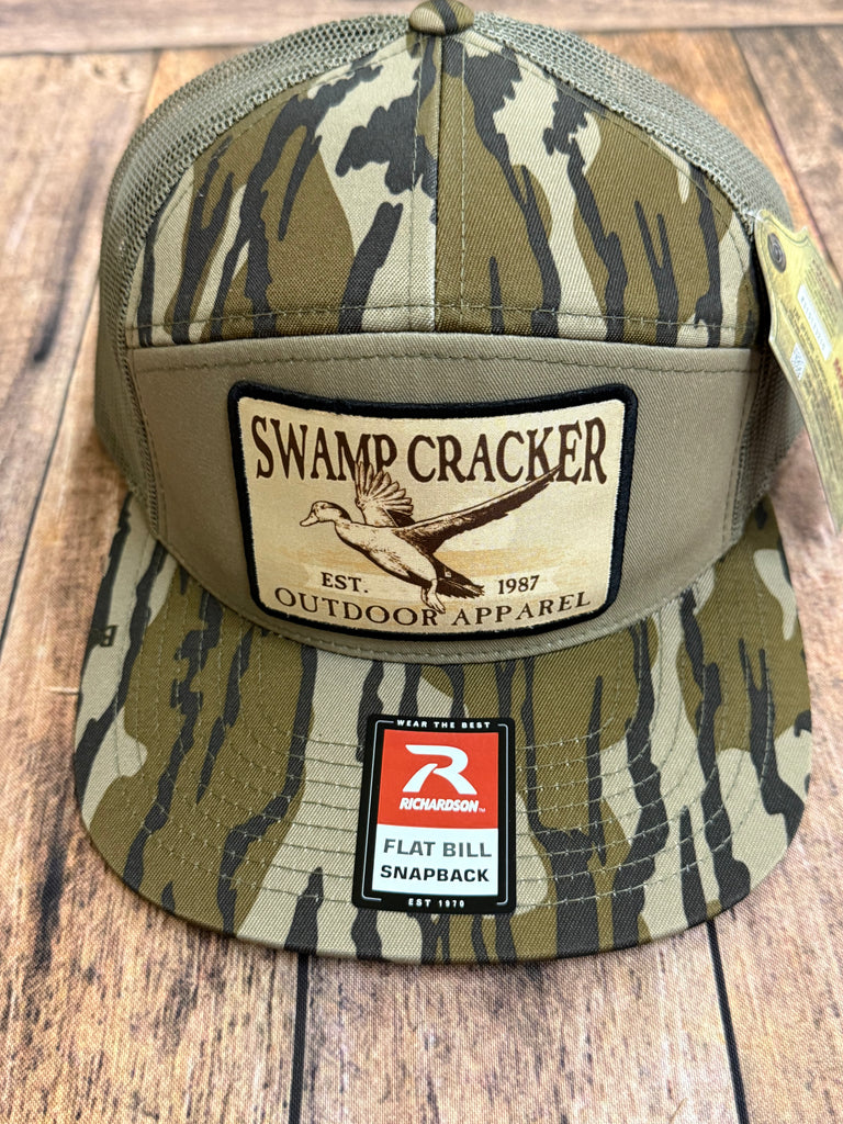 Swamp Cracker 7 Panel Flying Duck Patch Hat