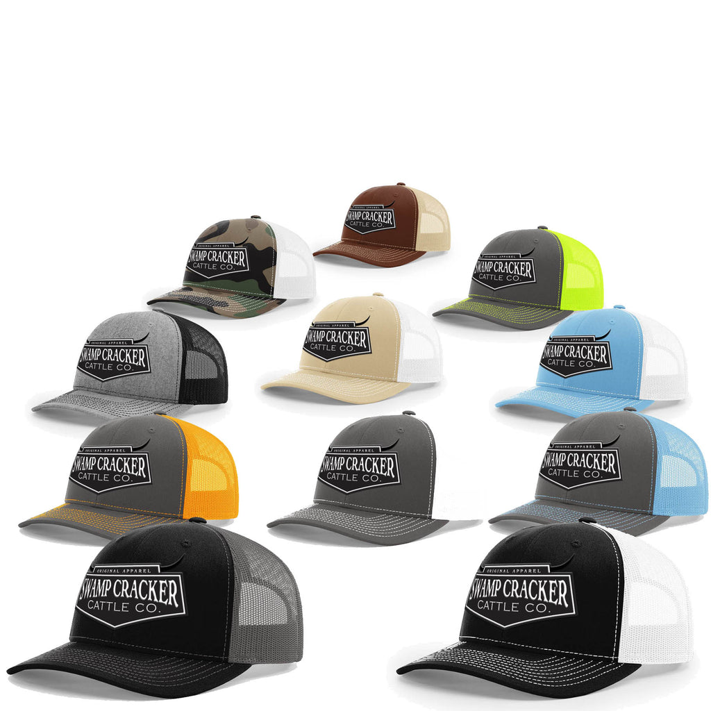 Mesh Trucker Hats - Cattle Company Logo – Swamp Cracker Outdoor Apparel