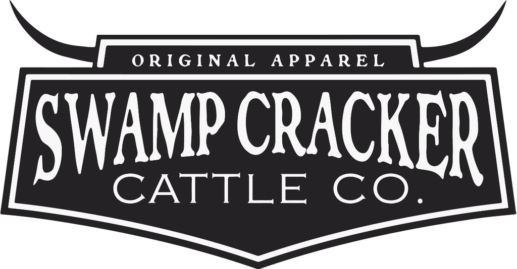 Swamp Cracker Cattle Company 12" Logo Sticker
